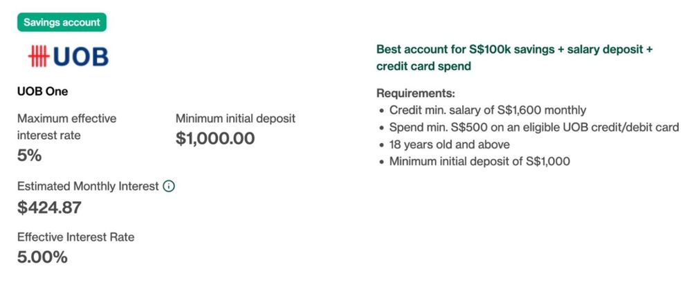 UOB Promo: Earn up to S$1,288 cash and attractive interest on your ...