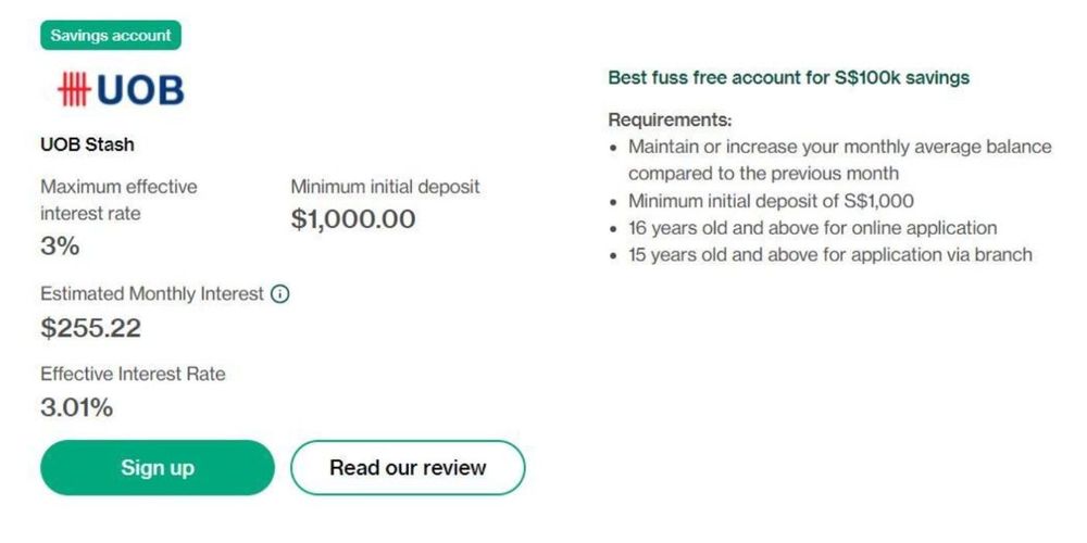 UOB Promo: Earn up to S$1,288 cash and attractive interest on your ...